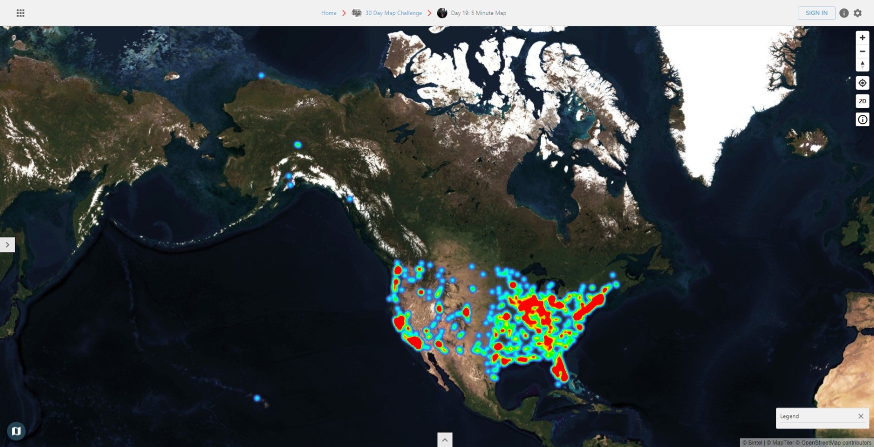 #30daymapchallenge Day 19: 5 Minute Map
